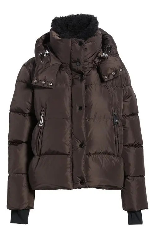 Sam. Phoenix Down Puffer Jacket With Faux Fur Trim