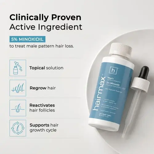 HAIRMAX Extra Strength 5% Minoxidil Hair Growth