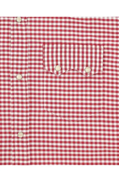 FORTELA Smith Vichy Cotton Texan Shirt - Red