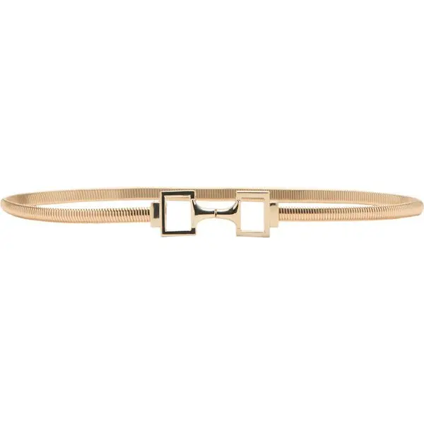 Mango Metallic Chain Belt - Gold