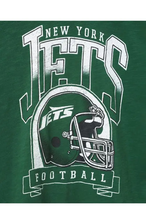Junk Food New York Jets Graphic Cropped T-shirt