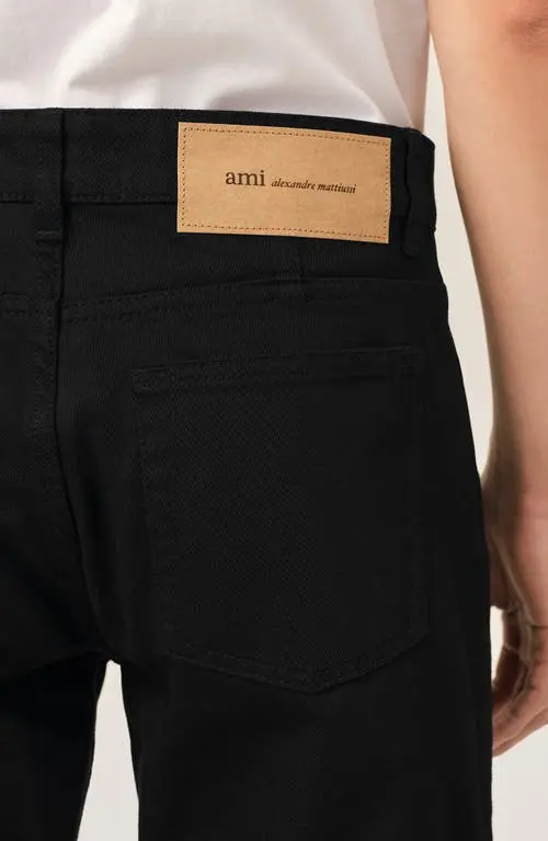 AMI Paris Classic Fit Regular Waist Straight Leg Jeans