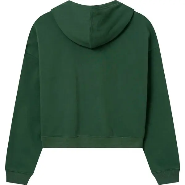Junk Food Packers Oversized Graphic Crop Hoodie