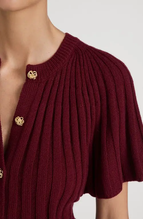 FRAME The Flutter Wool & Cashmere Cardigan