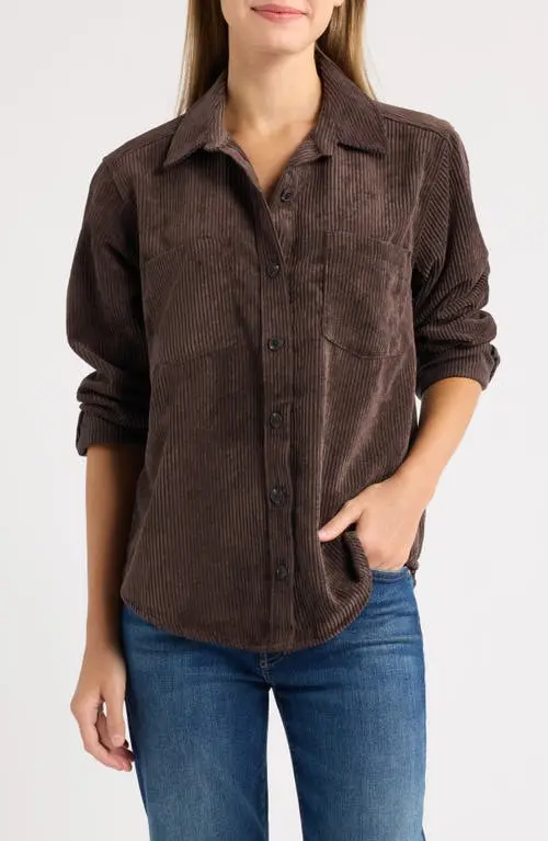 BEACHLUNCHLOUNGE Denver Corduroy Shirtjacket - Java