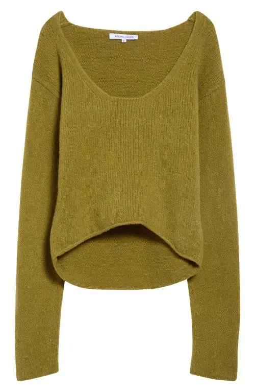 AISLING CAMPS Reversible Round Merino Wool Blend Sweater