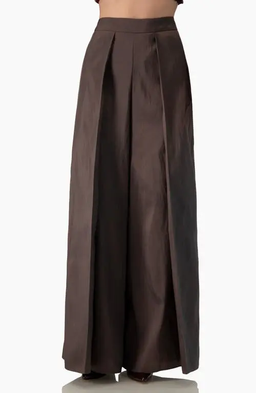 IVONNE High-waisted Palazzo Pants With Side Pockets