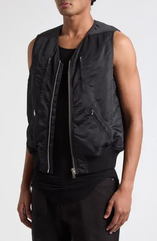 Rick Owens Tower Two-piece Nylon Bomber Jacket
