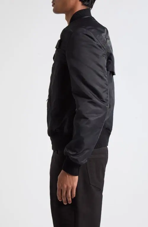 Rick Owens Tower Two-piece Nylon Bomber Jacket