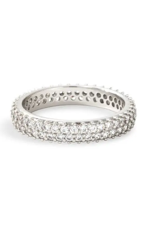 MINT & LILY Classic Pave Band - Silver