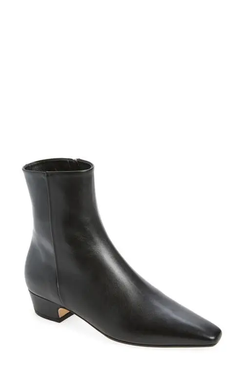AeydĒ Lilia Leather Bootie - Black