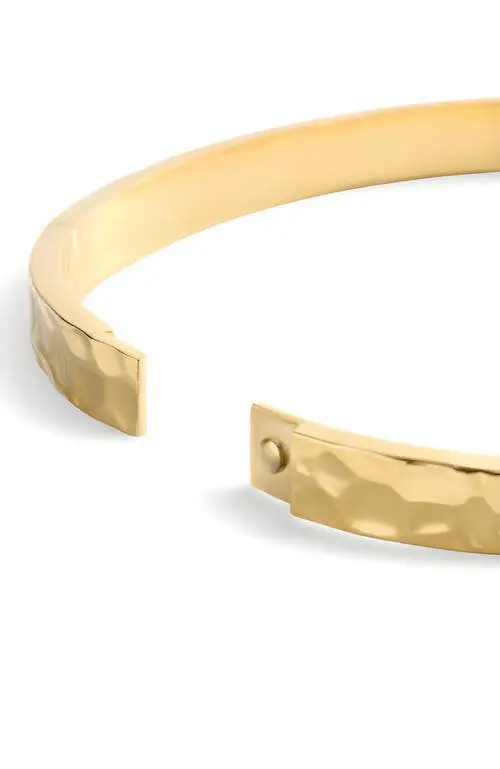 MINT & LILY Hammered Cuff Bracelet