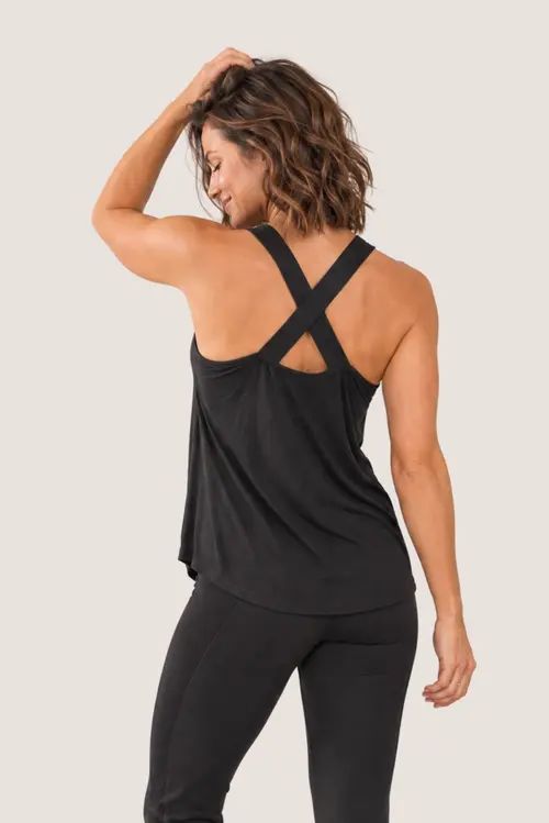 JJWINKS Camera Ready With Layered Neckline - Black