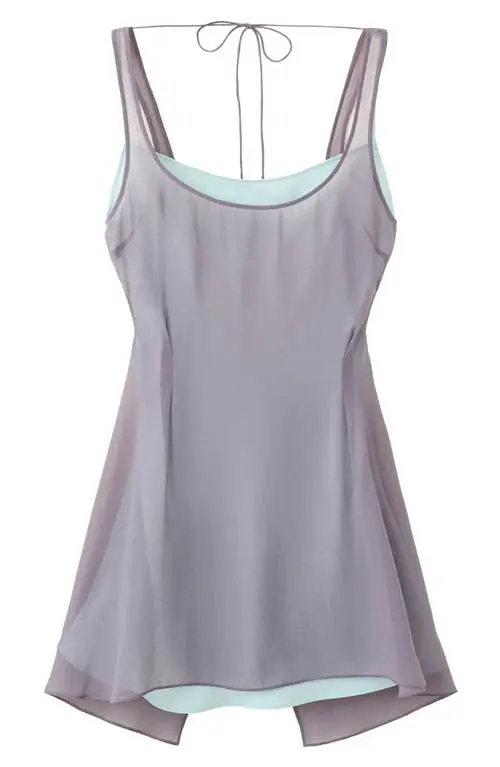 Mango Overlay Layered Dress