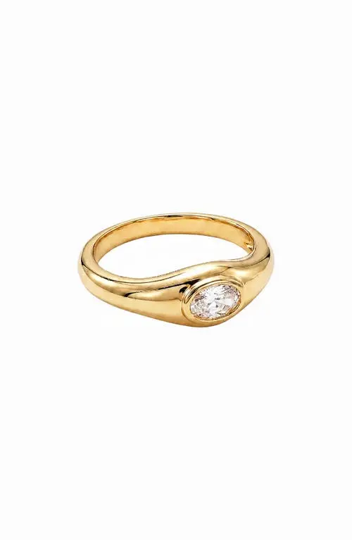 THE M JEWELERS The Oval Stone Pinky Ring