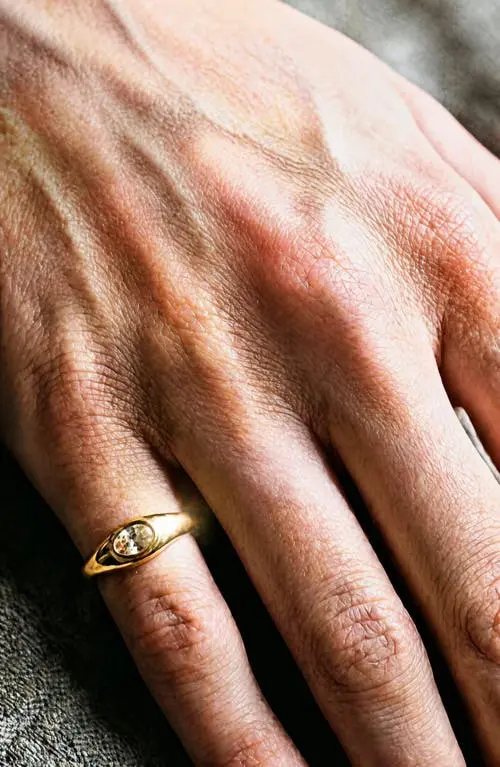 THE M JEWELERS The Oval Stone Pinky Ring