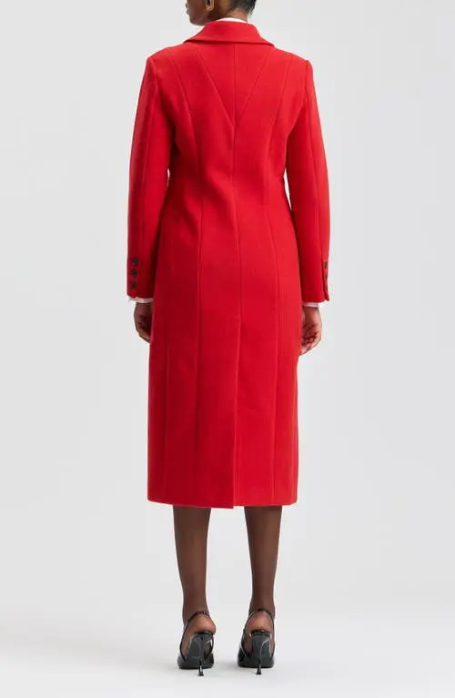Avec Les Filles Sculpted Maxi Topcoat