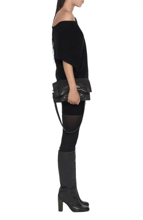 ALLSAINTS Ellie Off The Shoulder Dress - Black