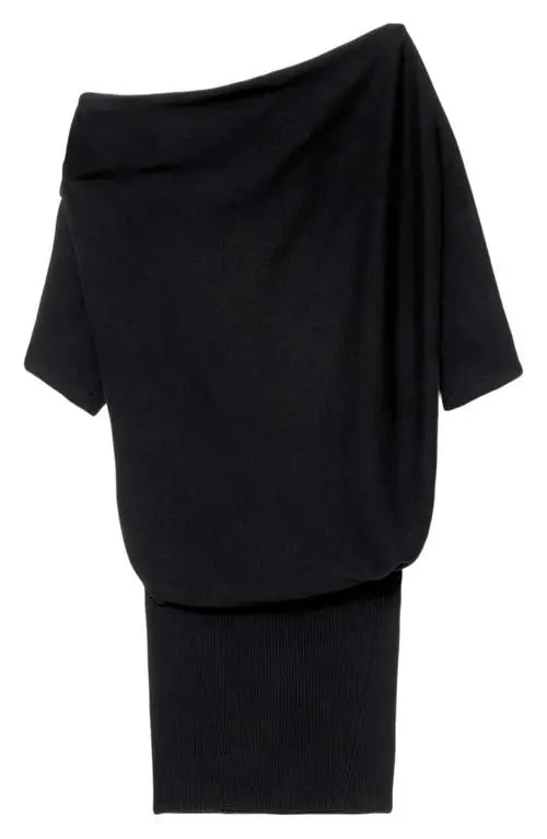 ALLSAINTS Ellie Off The Shoulder Dress - Black
