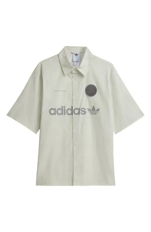 ADIDAS ORIGINALS Gender Inclusive Short Sleeve Button-up Shirt