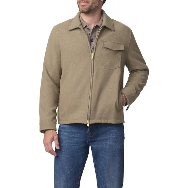Joe's Jeans Wool Blend Zip Jacket