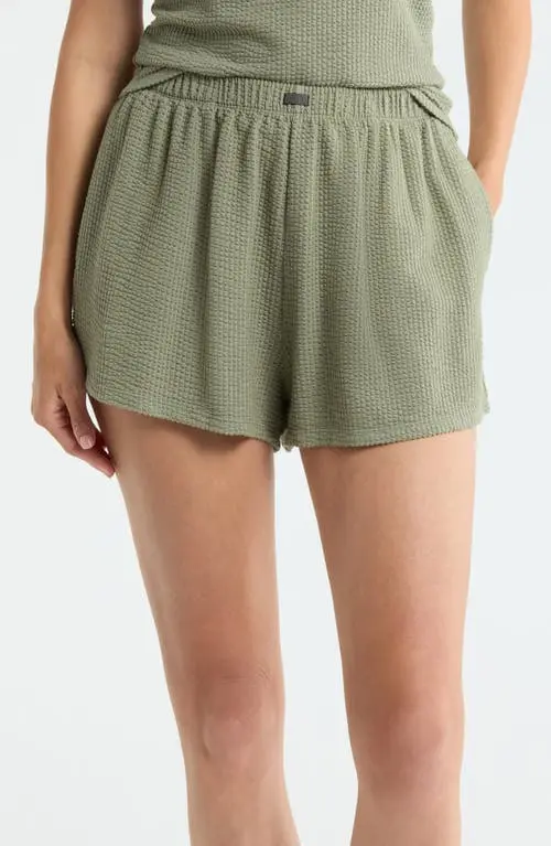 Lunya Organic Cotton Seersucker Short - Fresh Herb