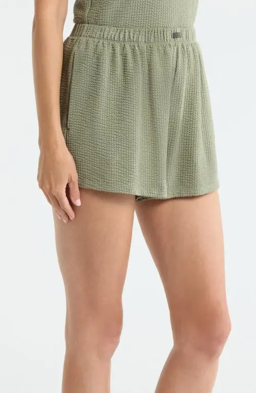 Lunya Organic Cotton Seersucker Short - Fresh Herb