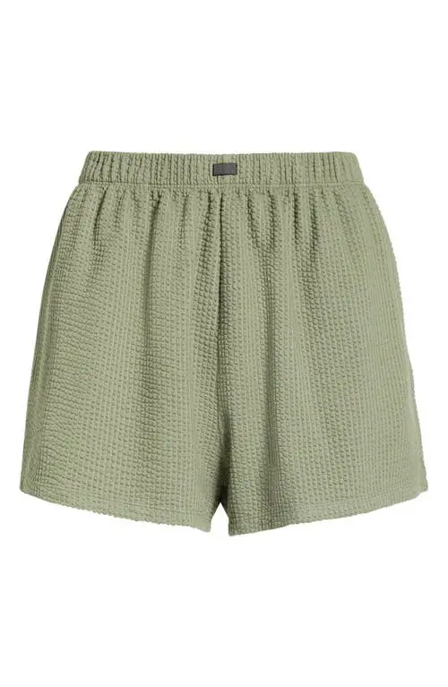 Lunya Organic Cotton Seersucker Short - Fresh Herb