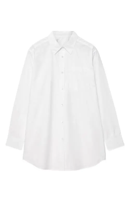 ALLSAINTS Kaia Oversized Cotton Shirt - White
