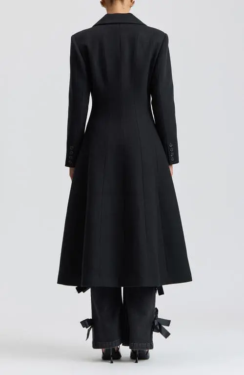 Avec Les Filles Fit And Flare Tailored Coat