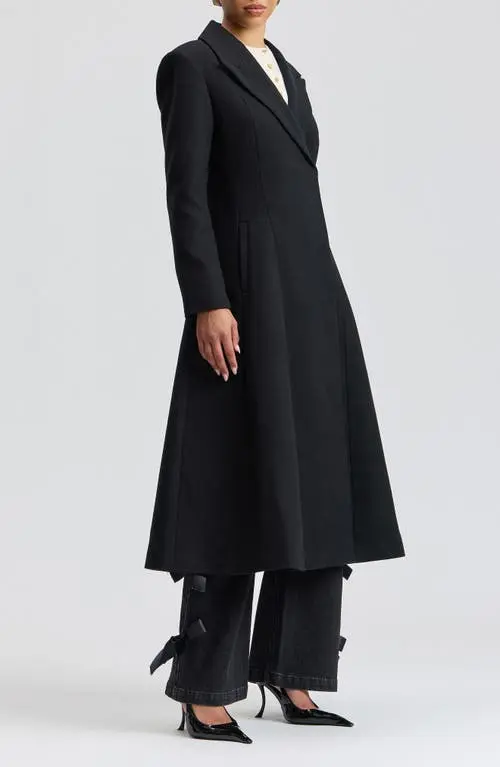 Avec Les Filles Fit And Flare Tailored Coat