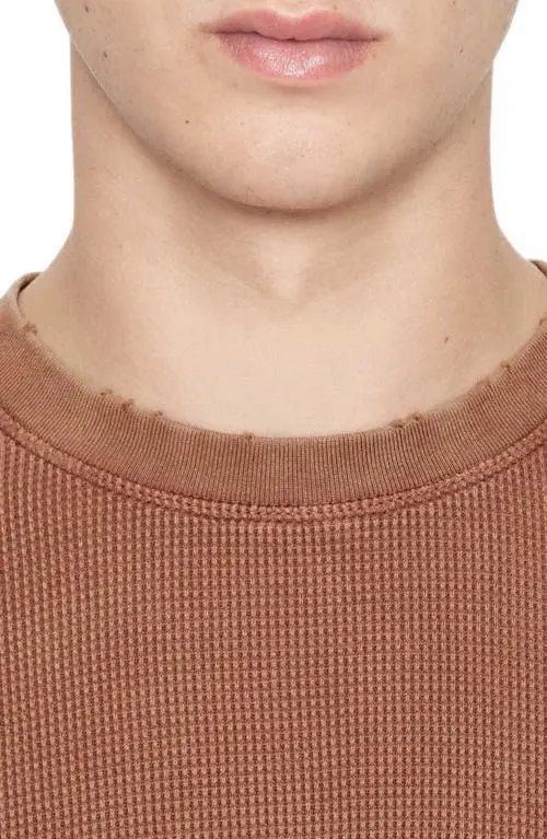 ALLSAINTS Raine Waffle Knit Long Sleeve T-shirt