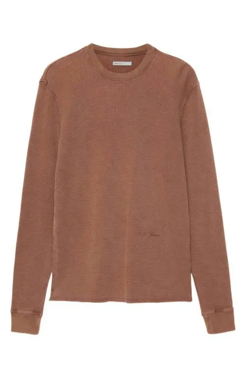 ALLSAINTS Raine Waffle Knit Long Sleeve T-shirt