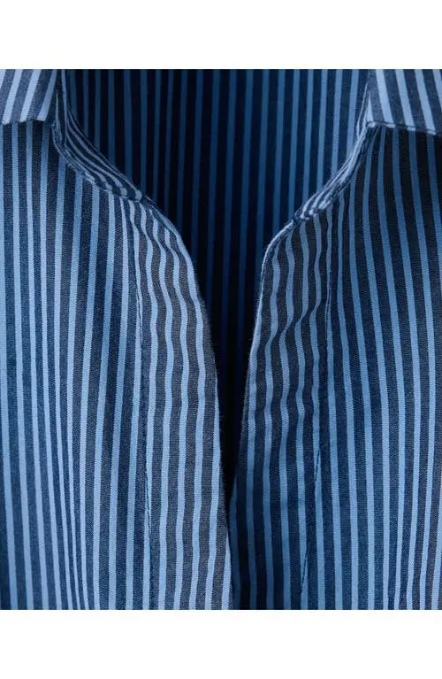 Mango Striped Sleeveless Shirt
