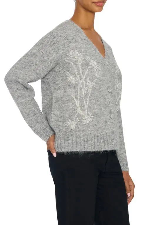 Vince Camuto Embroidered Cardigan