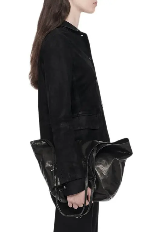 ALLSAINTS Surveya Leather Blazer