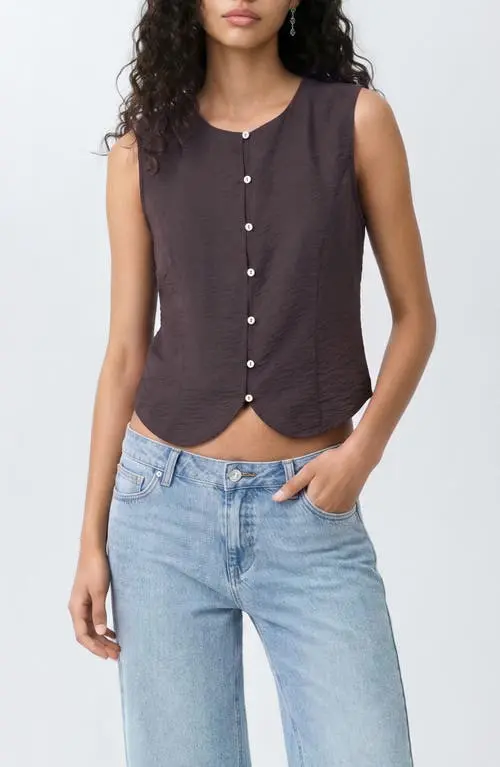 Mango Straight Vest