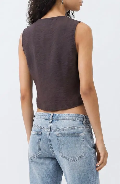 Mango Straight Vest