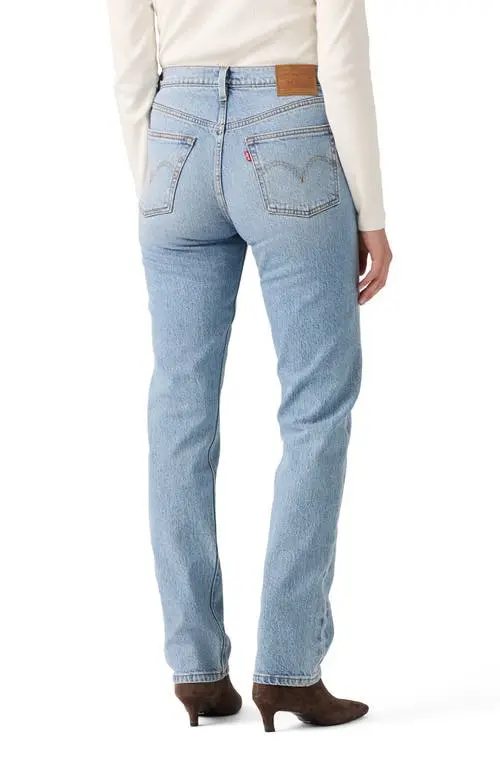 LEVI'S 501® High Waist Straight Leg Jeans