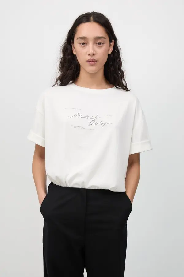 ST. AGNI Material Dialogue Tee