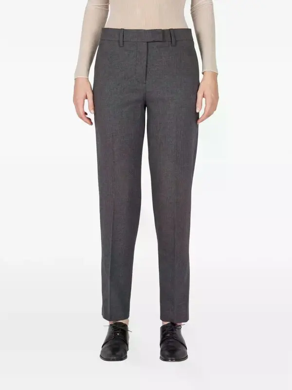 True Royal Houndstooth-pattern Tailored Trousers