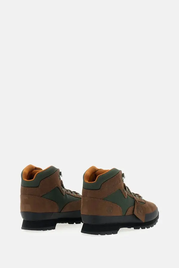 Timberland Scarponcini Allacciati Euro Hiker In Pelle E Tessuto