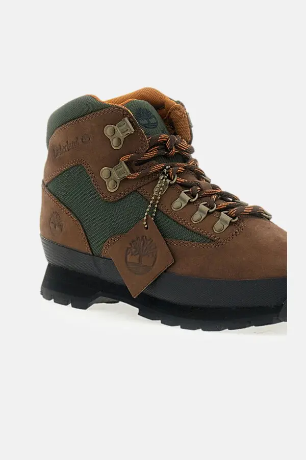 Timberland Scarponcini Allacciati Euro Hiker In Pelle E Tessuto
