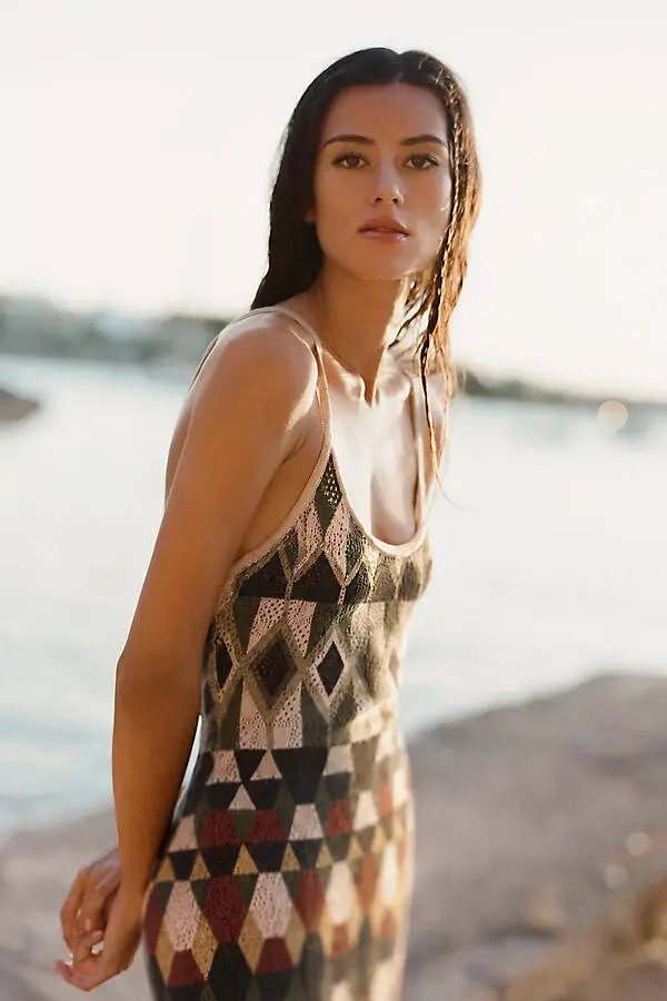 CELANDINE Knit Maxi Dress