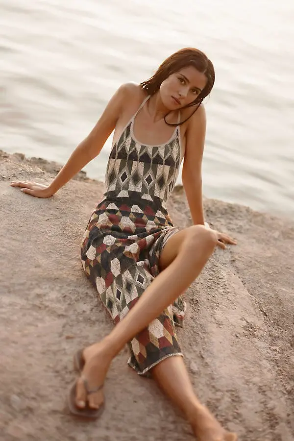 CELANDINE Knit Maxi Dress
