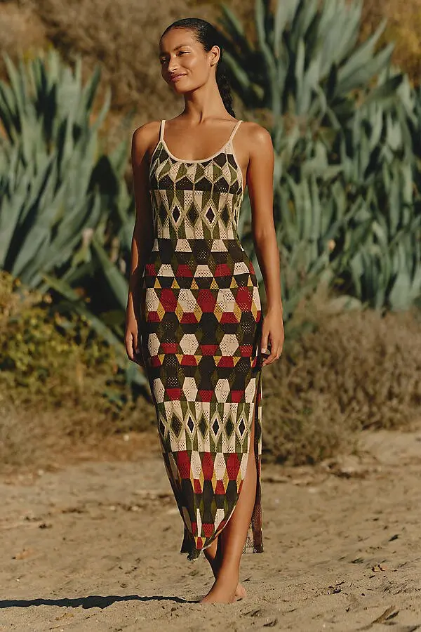 CELANDINE Knit Maxi Dress