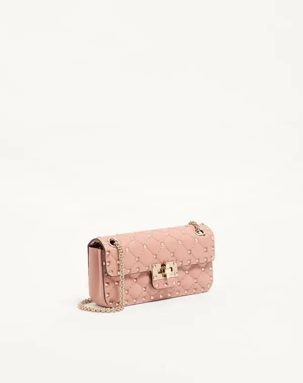Valentino Garavani Rockstud Spike Small Shoulder Bag In Kidskin - Phard