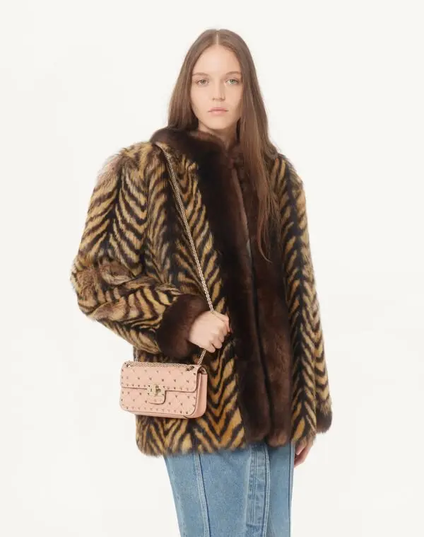 Valentino Garavani Rockstud Spike Small Shoulder Bag In Kidskin - Phard