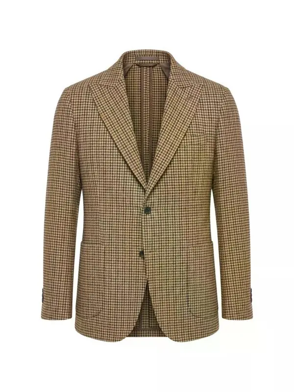 DANIELE ALESSANDRINI Houndstooth Single-breasted Blazer