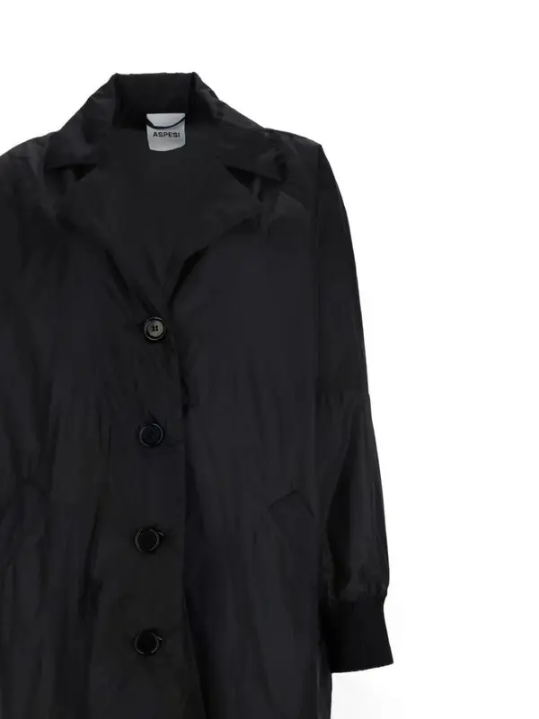 Aspesi Button-fastening Ribbed-cuff Coat